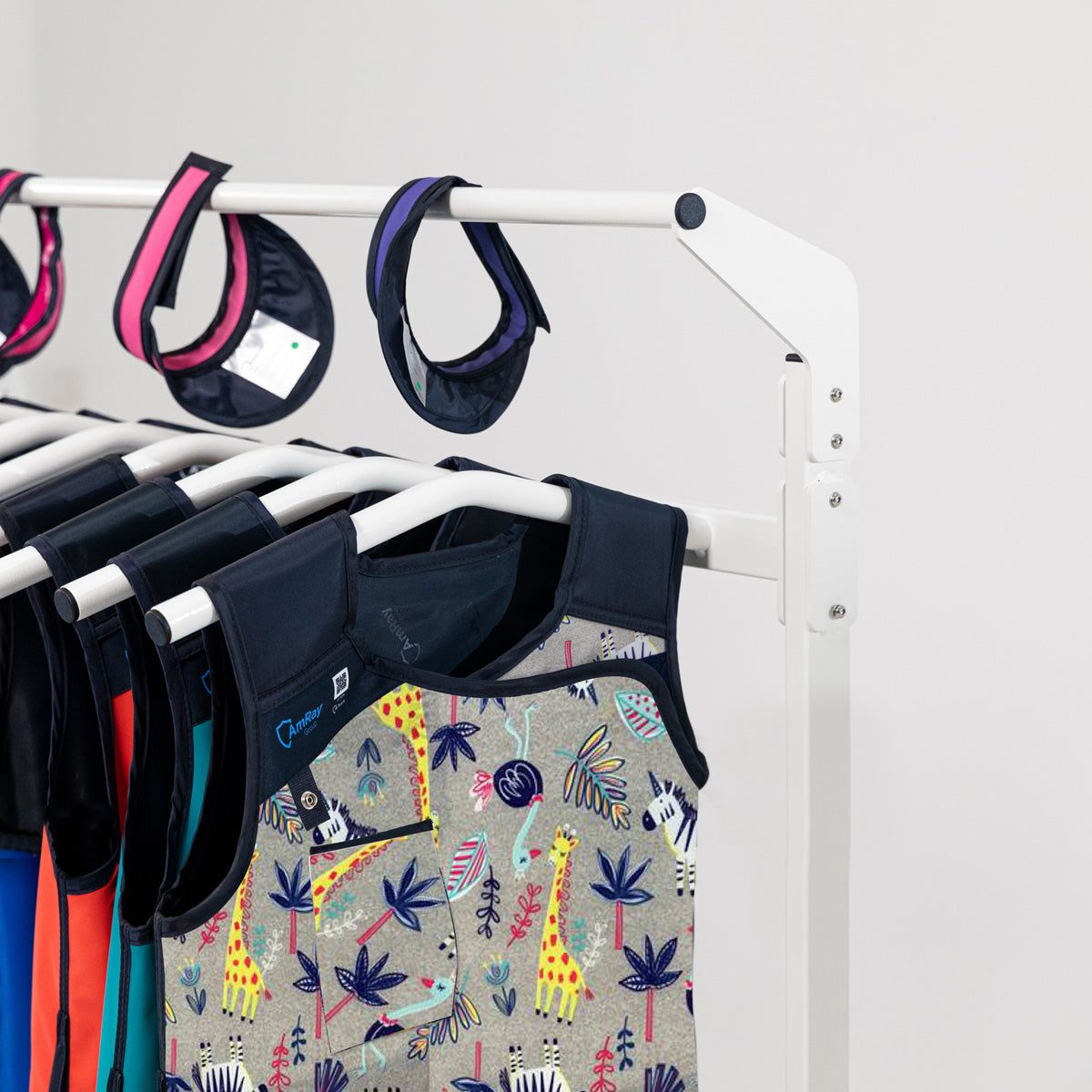 Buy Mobile Lead Apron Rack for 5 One-Piece Aprons. Efficient Easy ...